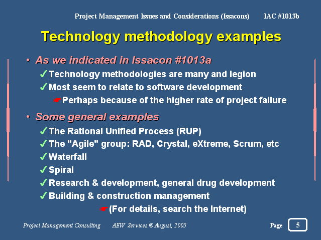 Technology Methodology Examples