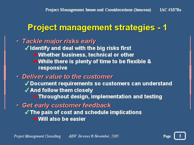 Project Management Strategies 1